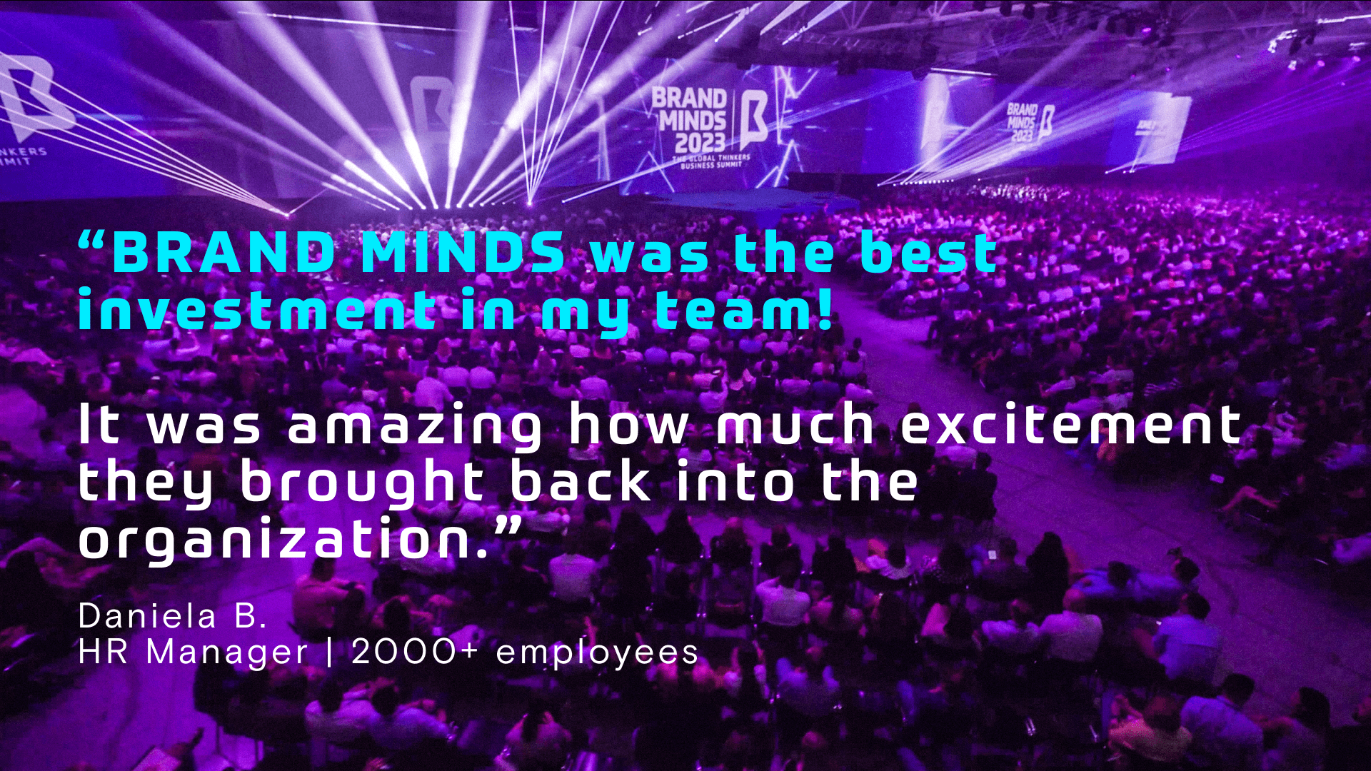BRAND MINDS is the best event for team development - BRAND MINDS