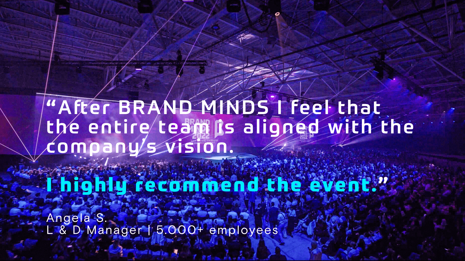 BRAND MINDS is the best event for team development - BRAND MINDS